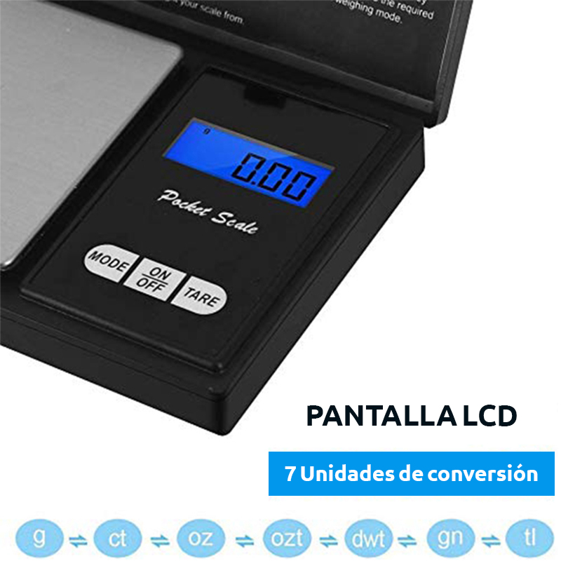 Balanza de bolsillo pocket digital para joyeria 500g/0.01g – JPSYSTEMS ...