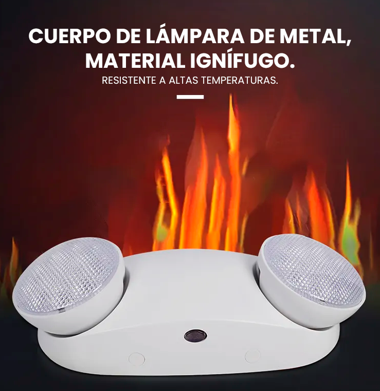 Luz de Emergencia 24 LED 120 minutos duración sin switch ni enchufe ...